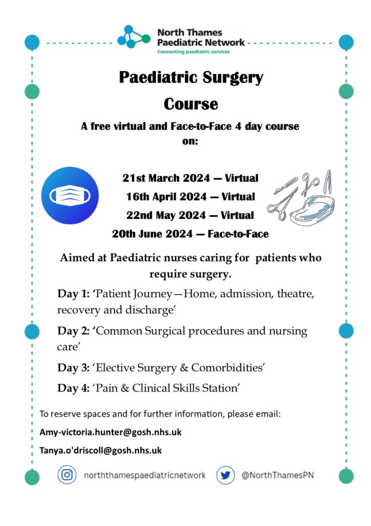 Surgery in Children - North Thames Paediatric Network