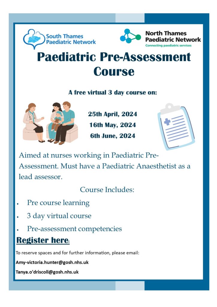 Surgery in Children - North Thames Paediatric Network