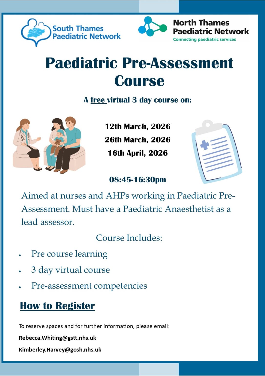 Courses and Study Days - North Thames Paediatric Network